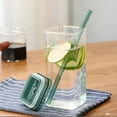 ACDANC Thermostable Glass Double Wall Cup for Cold Drinks,Reusable Cups ...