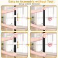 "Nefoso Heavy-Duty Movable Double Rails Clothing Hanger with 4 ...