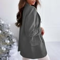 Vekdone Long Sleeve Blazer Jackets For Women 2024 Clearance Sale Solid