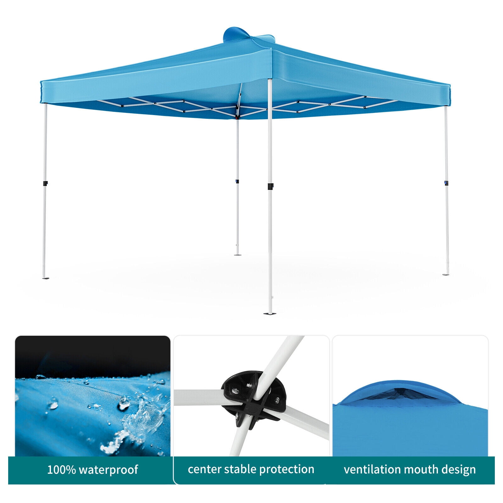 JOINATRE 8 x 8 FT Pop Up Canopy, Easy Set Up Outdoor Canopy Tent ...