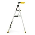 Heavy Duty Ladder, 5.5 ft Aluminum, Dual Platform, Removable Bucket ...
