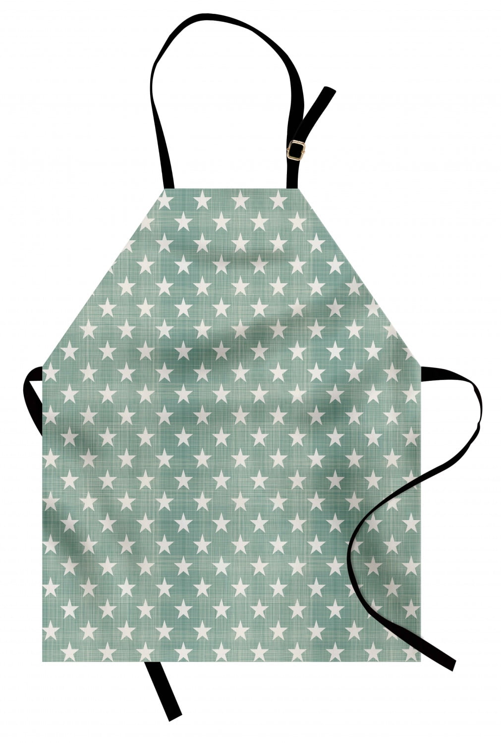Modern Apron Stars Pattern on Plaid Pattern Background in Classic Style ...