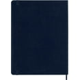 Moleskine Classic Notebook, Extra Large, Plain, Sapphire Blue, Soft ...
