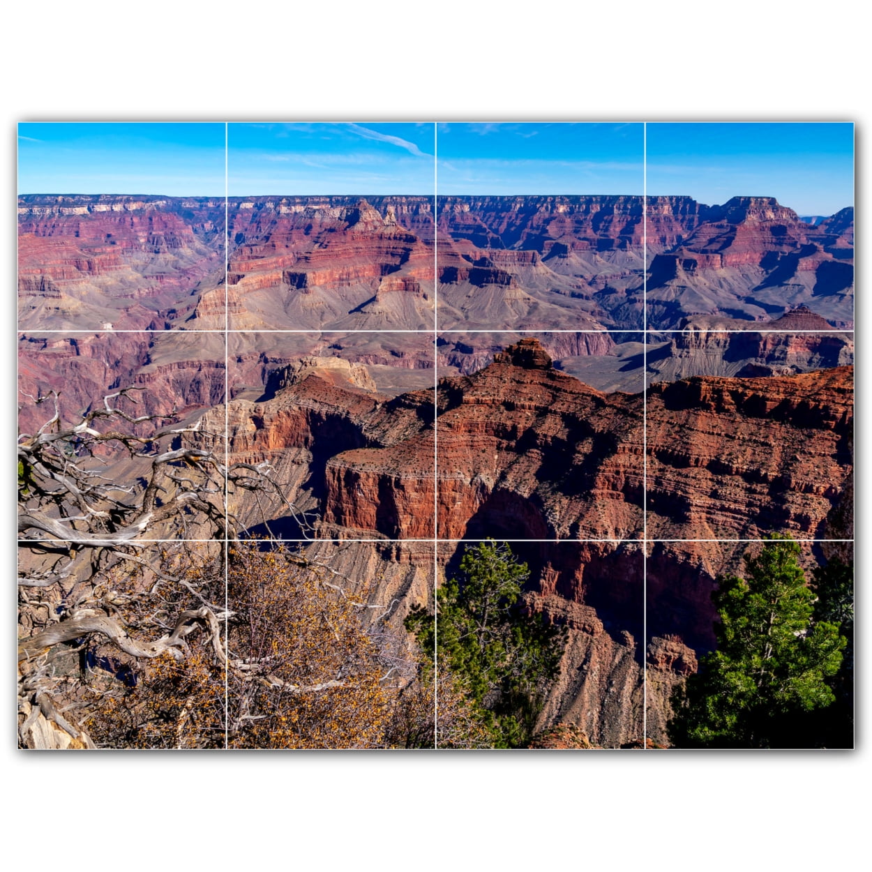 Picture-Tiles.com: Canyon Ceramic Tile Wall Mural WAL500323-43M. 24"W x ...