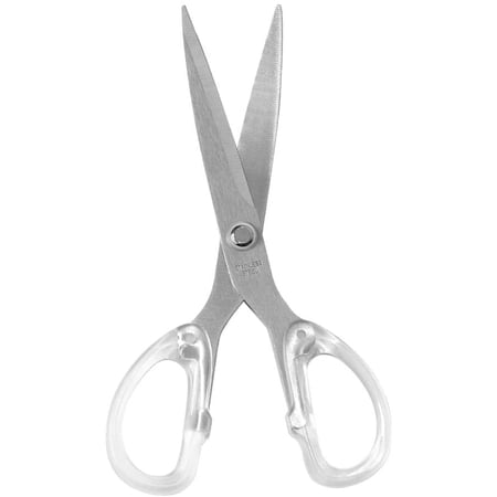 ICHUDAN Scissors Clear Handle Stainless Steel Multipurpose Shears for ...