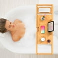 Bathtub Tray - Bath Expandable Tub Table for Bathtub, Ajustable Size ...