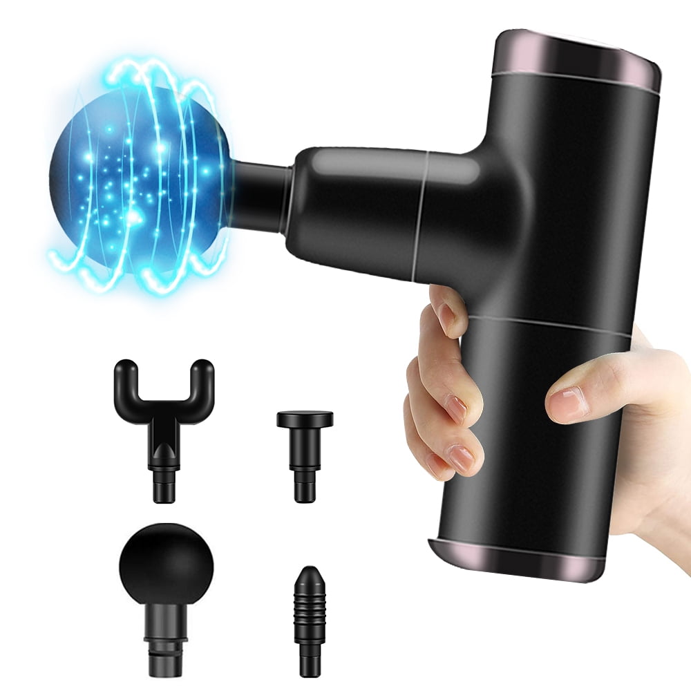 Uhomepro Mini Massage Gun Deep Tissue Percussion Muscle Massager With 4 Speeds Usb Cable 4