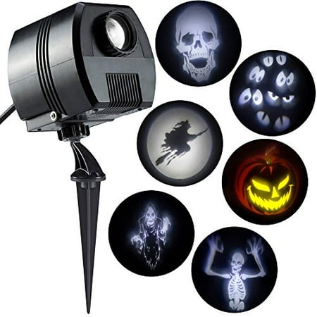 Halloween Led Lightshow Short Circuit Flickering Projection W/ 6 Slides ...