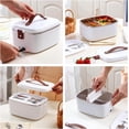 1.5L Electric Heated Lunch Box, Portable 12V Car Food Warmer with 360 ...