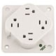 Receptacle Hospital Grade 4-Plex 20A 125V 5-20R White - Walmart.com