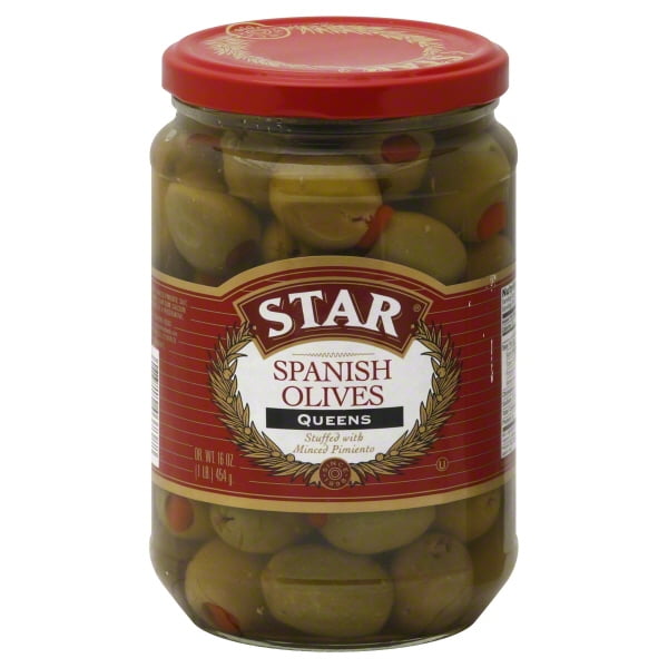 Star Fine Foods Olives Stuffed with Minced Pimiento, 16 oz - Walmart.com