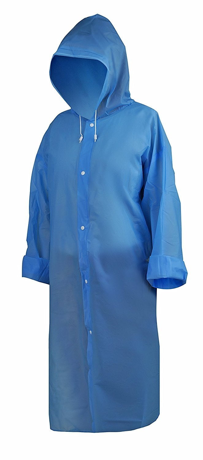 Wealers Adult Long Raincoat with Hood EVA Material Breathable and ...