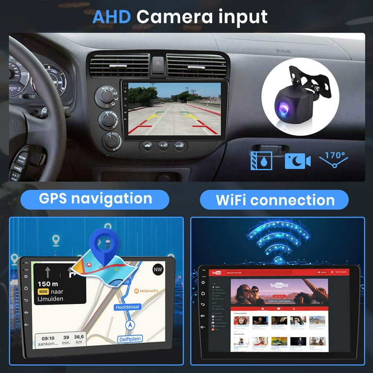 Podofo 7 Inch Car Stereo Podofo 2G+32G Double Din Android 13 Car Stereo ...