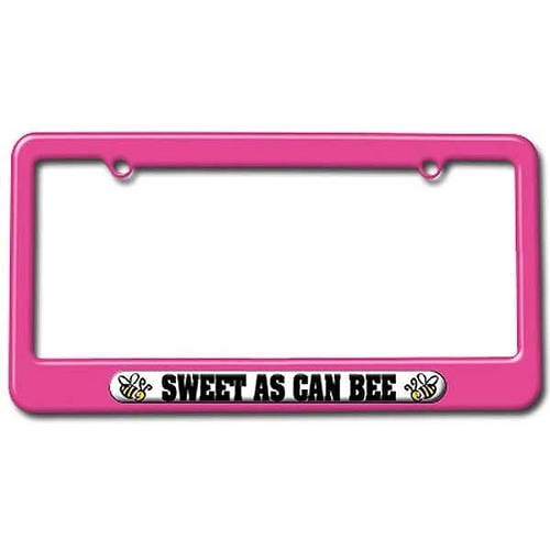 Sweet As Can Bee, Bumble Bee License Plate Tag Frame, Multiple Colors ...
