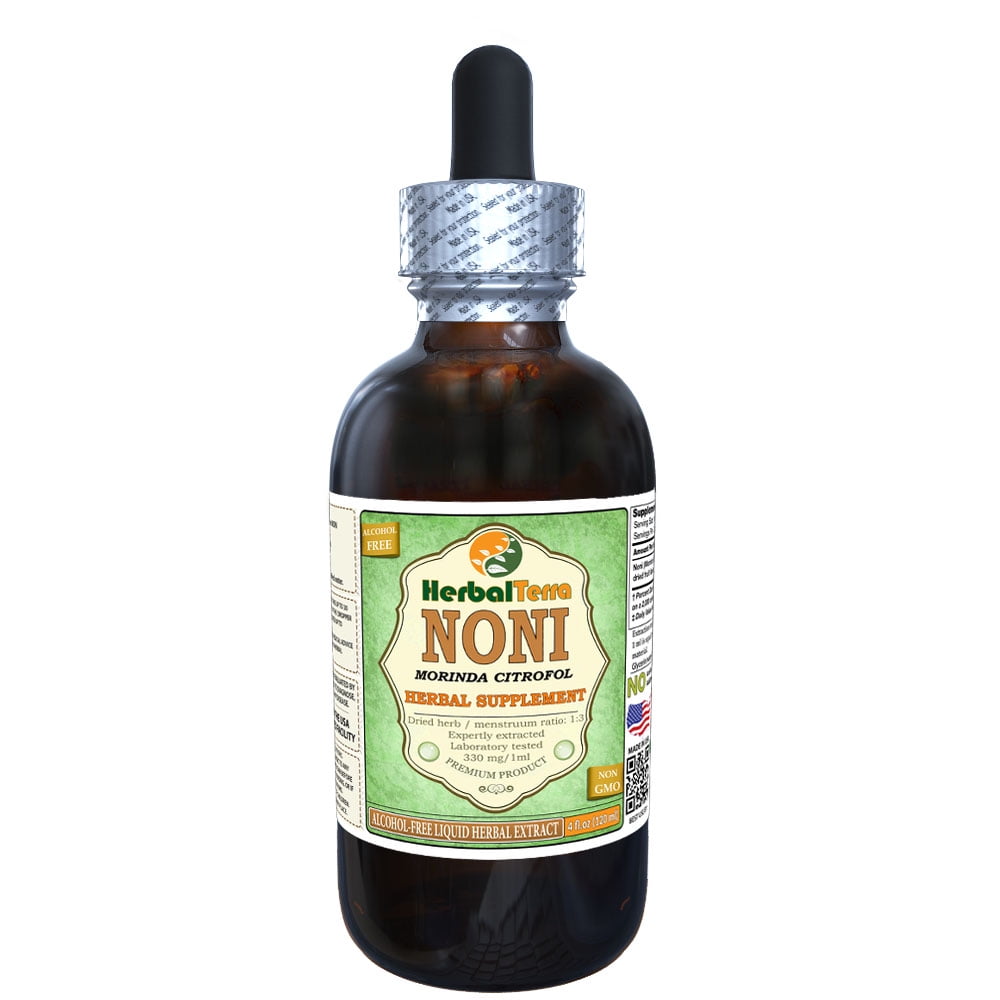 Noni (Morinda Citrofol) Glycerite, Organic Dried Fruits Alcohol-FREE ...