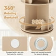2-Tier Kids Rotating Bookshelf - 360 ° Display for Books/Toys, Bear ...