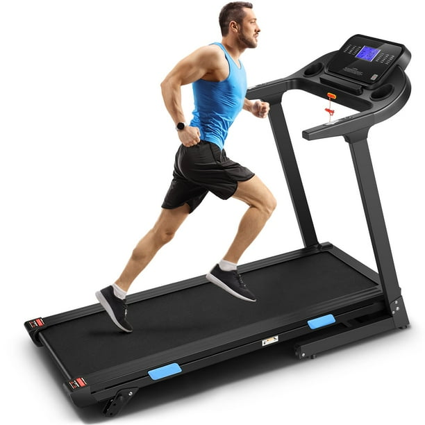 Treadmill 300 lb Capacity, 18" Wide Belt Incline Electric Treadmill APP ...