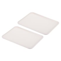 Uxcell 8x6" Fast Food Tray, Plastic Multi-Purpose Rectangle Serving ...