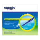 Equate Tampons with Premium Plastic Applicators, Unscented, Super (36 ...