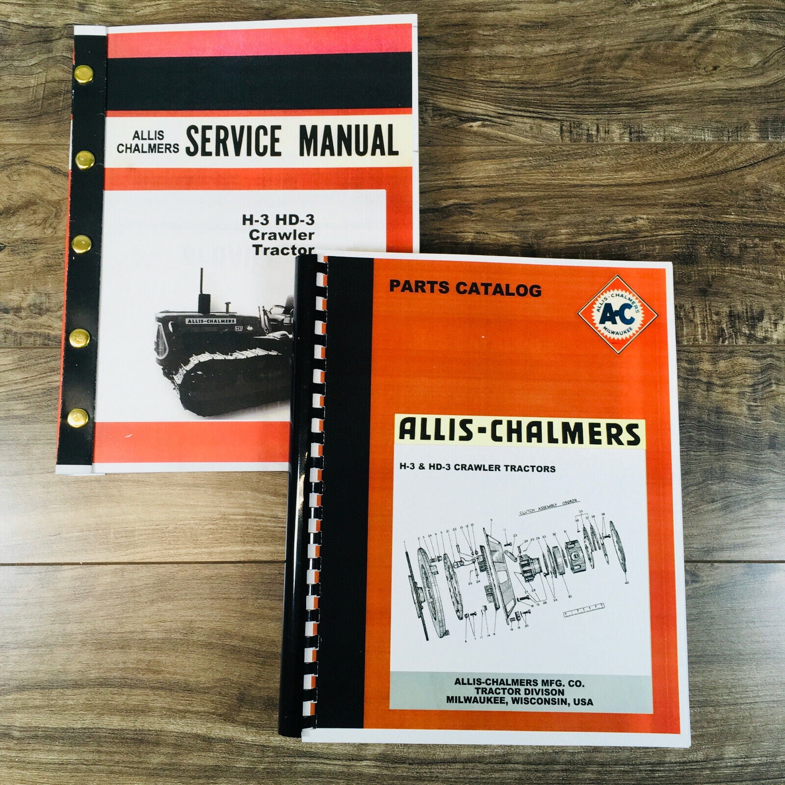 ALLIS CHALMERS H3 H-3 HD3 HD-3 CRAWLER TRACTOR SERVICE PARTS MANUAL ...