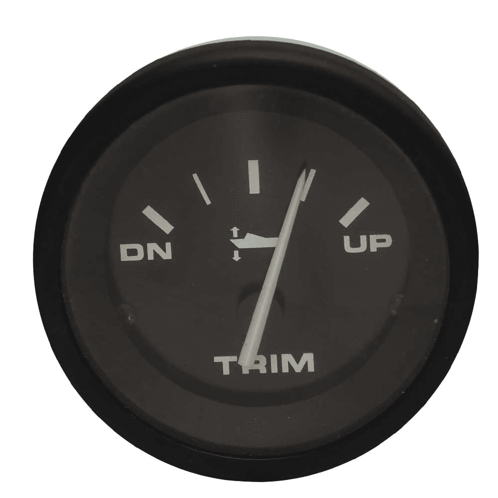 Teleflex Boat Trim Gauge 59647 | Hurricane Black 2 Inch Yamaha ...