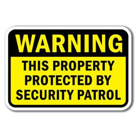 Warning This Property Is Being Monitored Sign - Walmart.com - Walmart.com