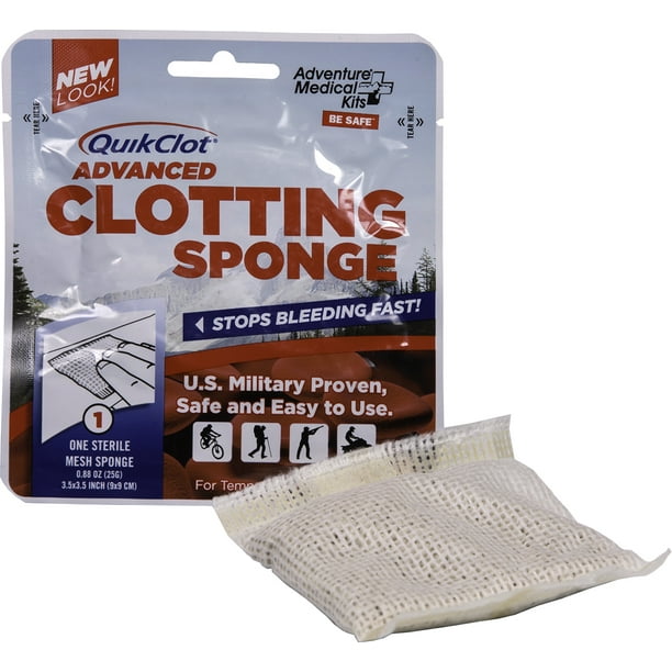 QuikClot Advanced Clotting Sponge, 25g - Walmart.com