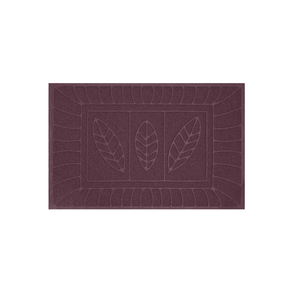 Tapete De Entrada Pvc Si-karai Hojas 60x40cm Antideslizante | Walmart ...