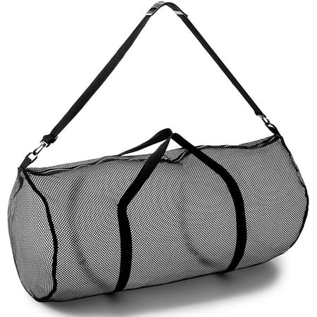 Sports Mesh Bag With Zipper And Adjustable Shoulder Strap ...