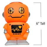 6" Rubber Robot (Grey) Fun Robot Figures and Playtime Companions ...