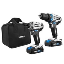 HART 20-Volt Brushless Impact Driver Kit (1) 20-Volt 2.0Ah Lithium-ion ...