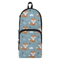 ALAZA Cartoon Fox Pencil Case Pen Pouch Stationery Organizer Bag ...