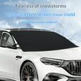 Windshield Cover for Ice and Snow | Durable 600D Oxford Fabric Frost ...