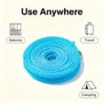 2pcs Portable Clothesline Windproof Adjustable Laundry Drying Rope with ...