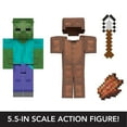 Walmart Minecraft Diamond Zombie Figure, 5.5-in Scale with 4 ...