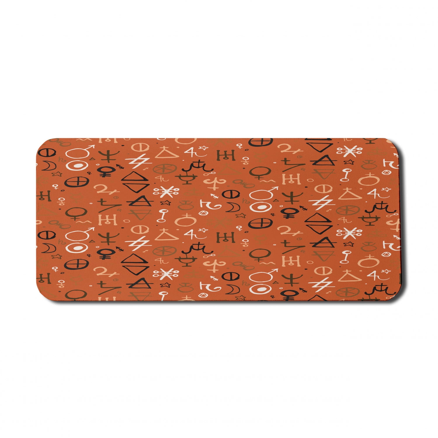 Occult Computer Mouse Pad, Diverse Western Aztec Alchemy over Colorful ...