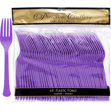 Way to Celebrate! Assorted Color Plastic Forks, 24pcs - Walmart.com