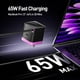 Cargador iWalk GaN de 65 W con cable USB-C retráctil para MacBook Pro ...