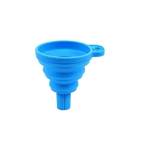 Collapsible Funnel, Silicone Flexible Gel Foldable Hopper For Kitchen, Oil, Water, Powders ...