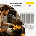ACDANC 2026 New 50Pcs Pie Pan Easy to Clean Tart Pan Safe and Non Toxic ...