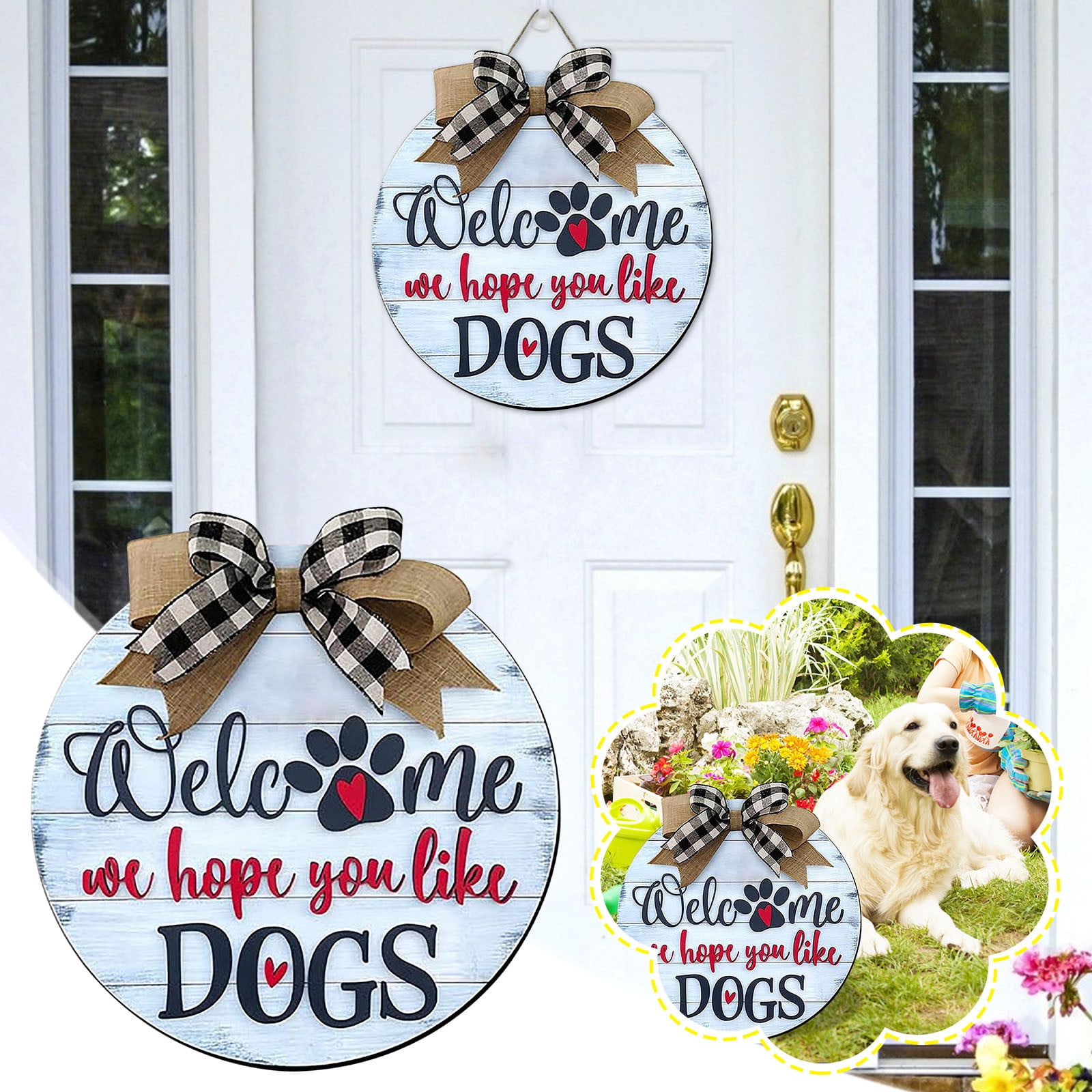 EJWQWQE Home Decoion Door Wall Decoion Wooden House Number Home Festival Wooden Decoion Listing ...