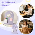 2PCS Desk Message Boards, Desktop Memo Boards with Metal-gripping Pen ...