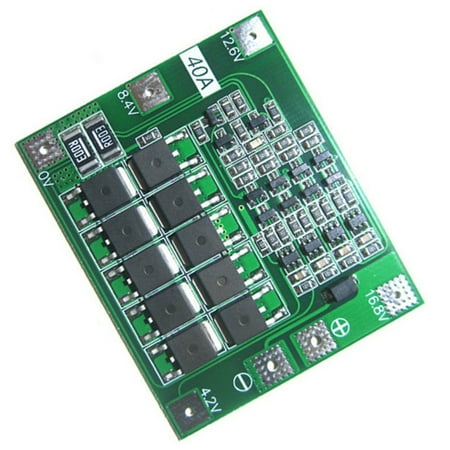 Baohd Enhanced Version 4S BMS PCB 40A Li-ion Lithium 4S BMS battery ...