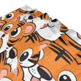 Cute Tiger Bathroom Accessory Sets Waterproof Shower Curtain with ...