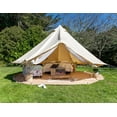 Teepee Tent Outdoor Waterproof 4-Season Family Camping Cotton Canvas ...