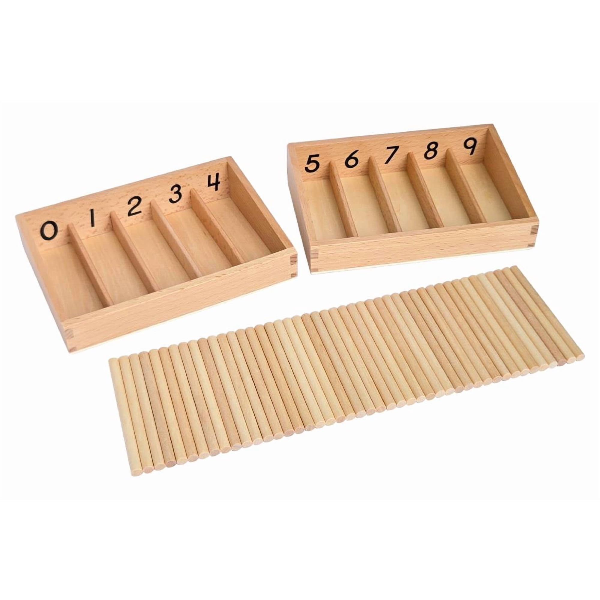 Click here for Ifit Montessori Numbered Spindle Boxes With 45 Spi... prices