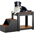 Soges Dog Window Perch with Stairs, Large Dog Window Seat for Home with ...