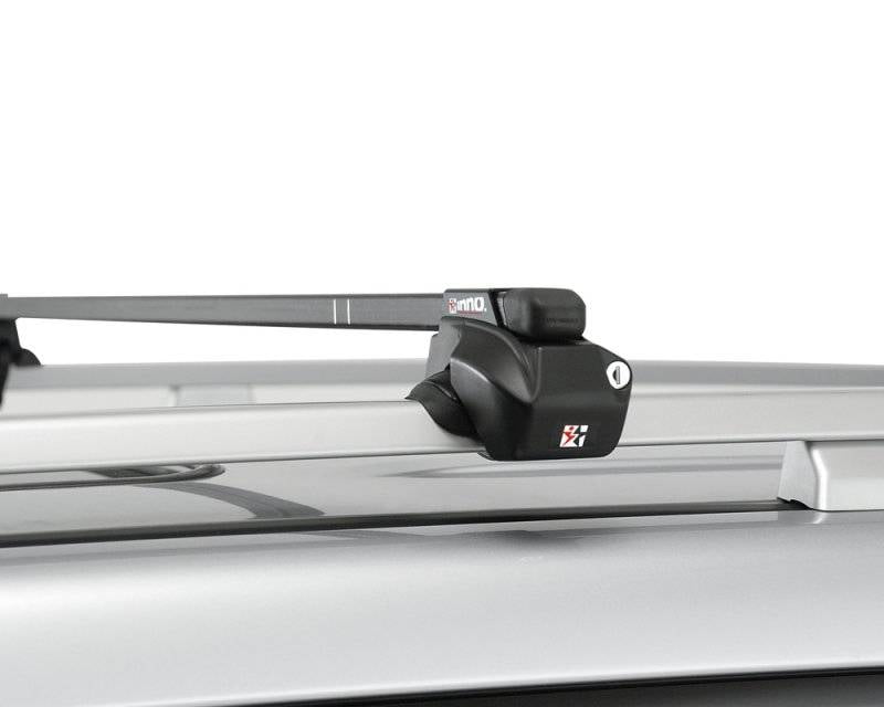INNO Rack w/ Cargo Basket w/ Factory Rack w/ Raised Rail Roof Rack ...