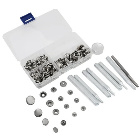 Button Fasteners,40 Sets Press Stud Snap Fasteners Popper Fasteners ...