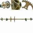 Miumaeov 44" Rear Live Axle Kit with Pillow Block+Sprocket+Brake Disc+4 ...